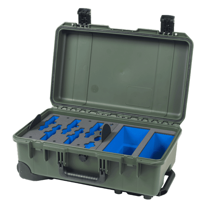 SATA Koffer, olivgrün (52 x 29 x 19 cm) mit Trolley-Funktion, ohne ...