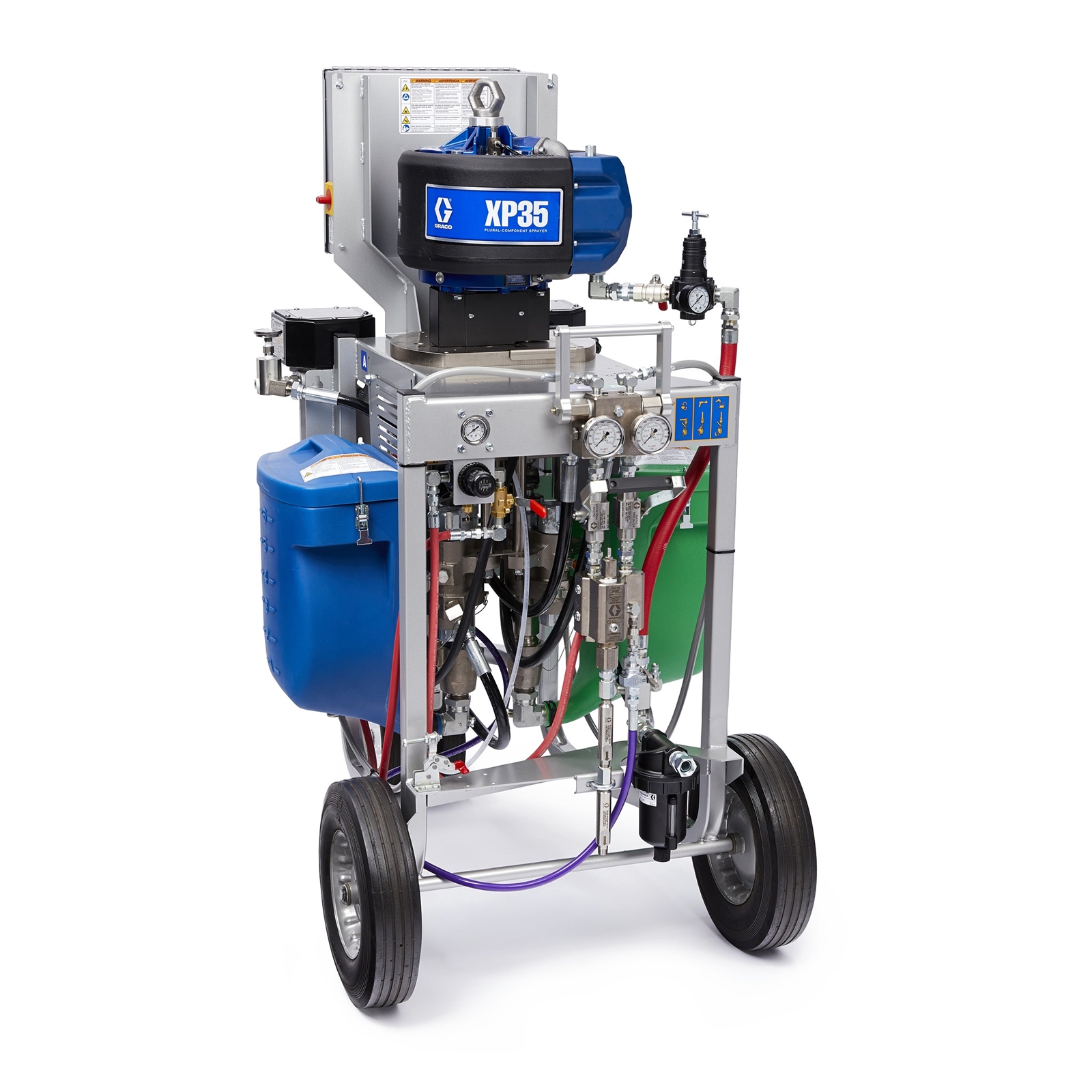 XP35 complete sprayer for non-hazardous areas, chassis, mixing ratio 2: ...