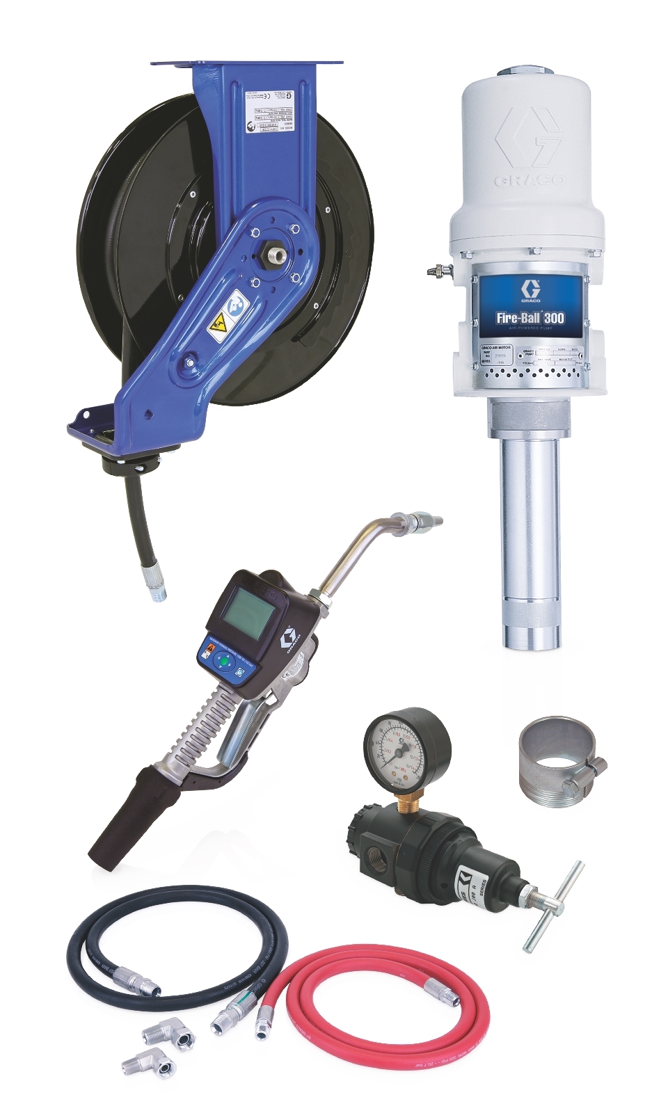 Graco Fire-Ball® 300-Serie, Pumpensystem zum Öldosieren aus Großtanks, Verhältnis 5:1 ...