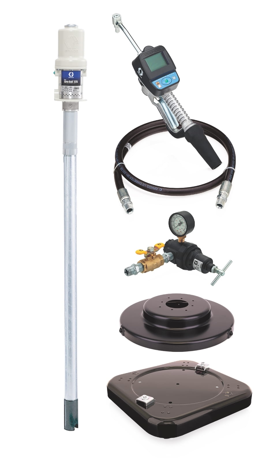 Portable Mini Fire-Ball® Pump System 225, 3:1, 60 litres (16 gallons ...