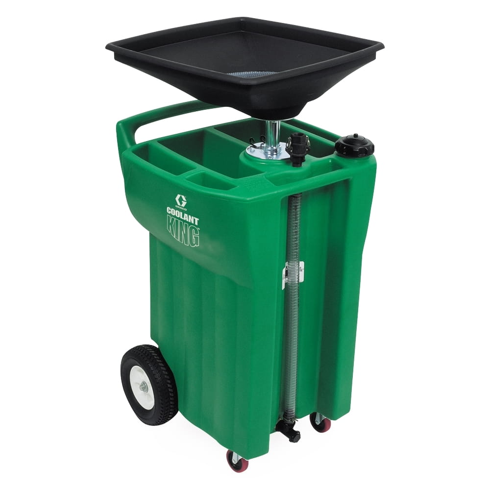 95 litre (25 gallon) antifreeze container with filter bowl, tool ...