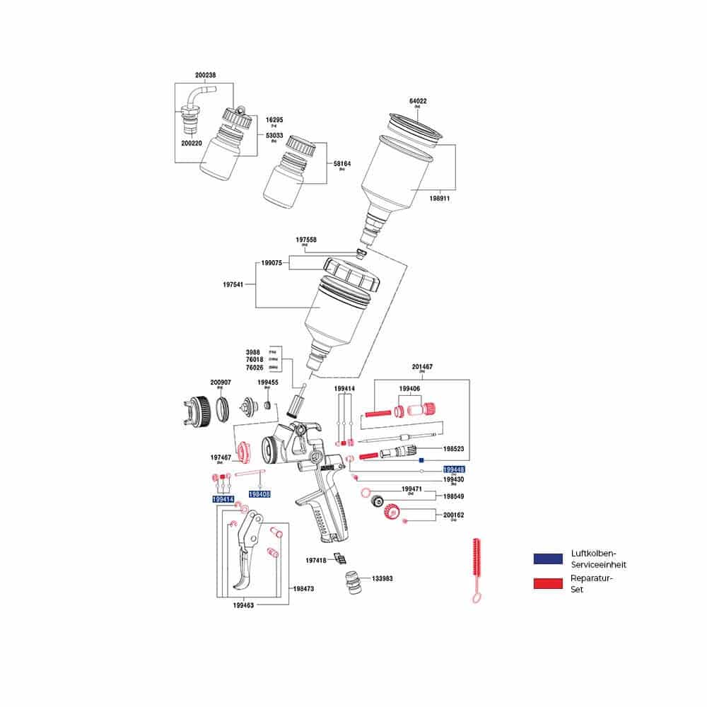 SATA 192633 | Flexibles Rohr, Alu, 5 m lang, zur Absaugung von ...