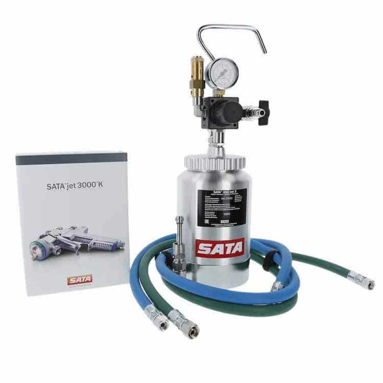 SATA mini set 2 mit SATAjet 3000 K RP Düse 1,1 Materialrohr ...